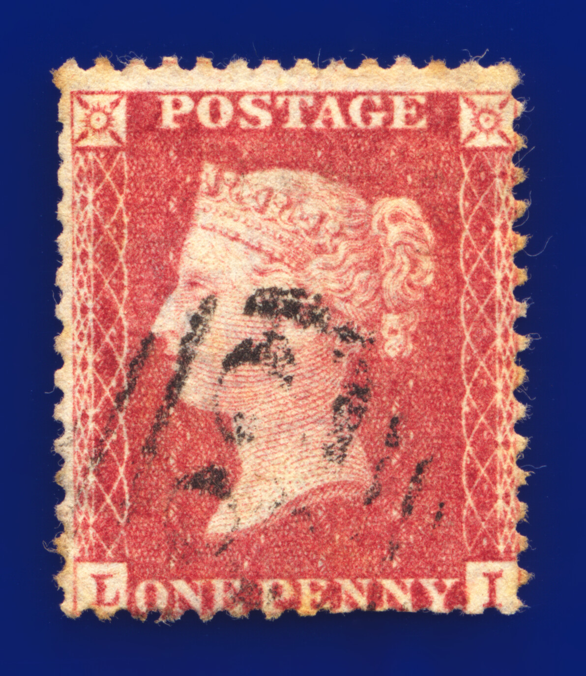1857 SG40 1d Rose Red C10(1) Good Used Positions on Row L Choice of 18 ...